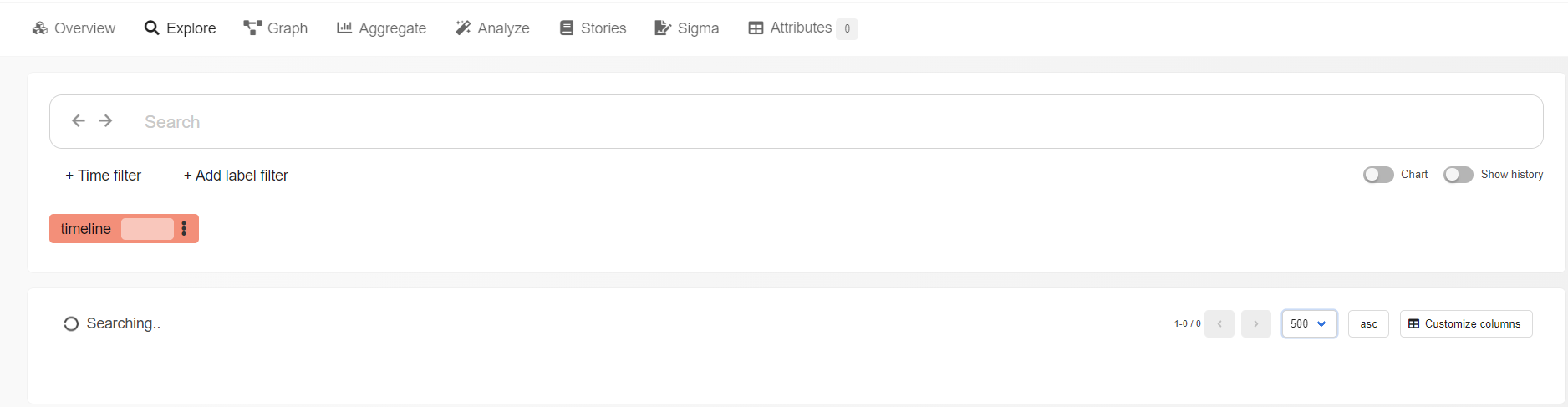 Support: No one event in timeline explore page · Issue #2092 · google/timesketch · GitHub