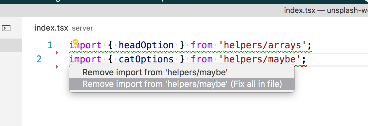 Applying js/ts quick fix all code actions on save · Issue #50275 ...