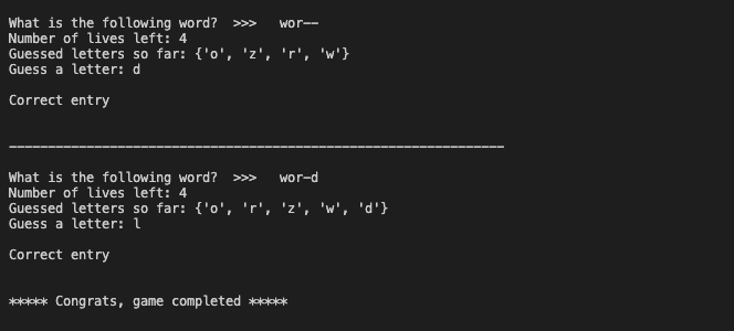 GitHub - Conor-kennedy/Hangman: Simple game of Hangman made with python