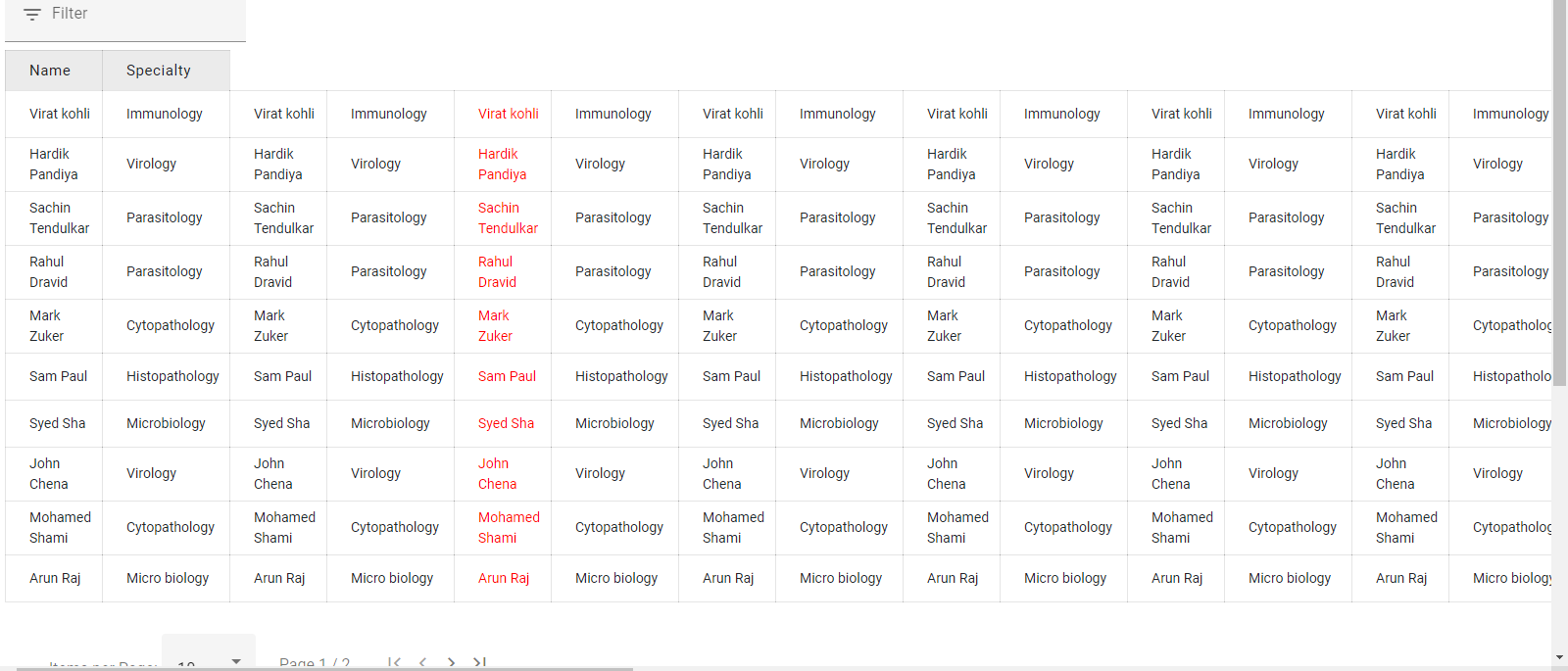 Mat Table · Issue 338 · Samprof Matblazor · Github