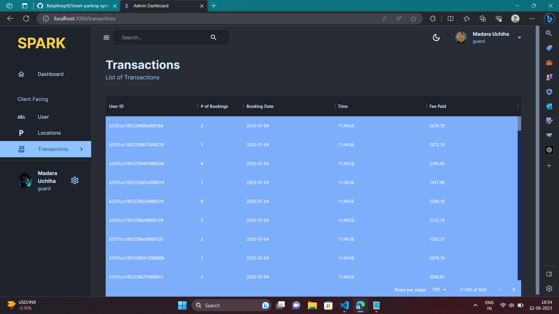 GitHub - Balajithegr8/Smart-parking-system