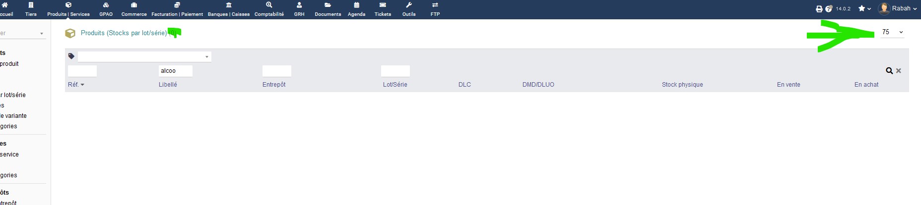 Lot Serie Filter Module Anomaly · Issue 18932 · Dolibarrdolibarr · Github 