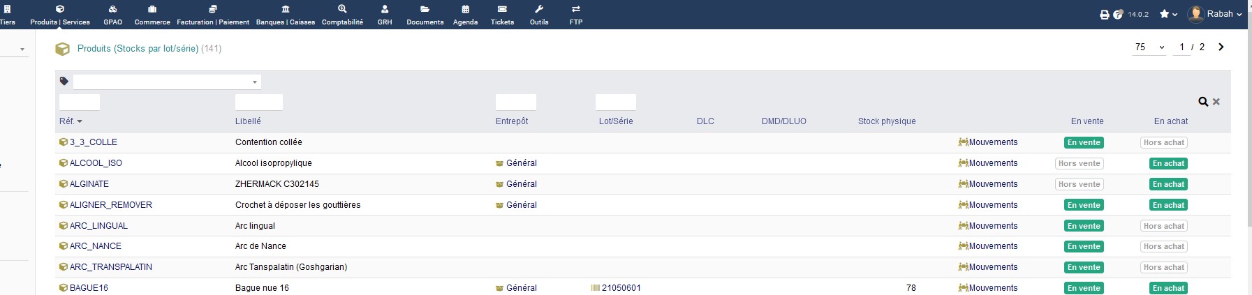 Lot Serie Filter Module Anomaly · Issue 18932 · Dolibarrdolibarr · Github