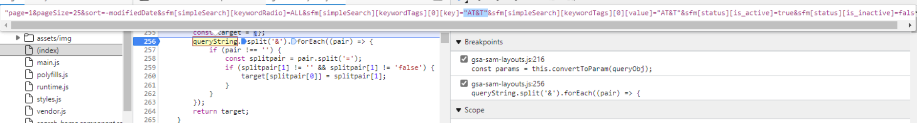 Navigation is breaking when a filter consists '&' in the value. · Issue #32 · GSA/sam-layouts ...