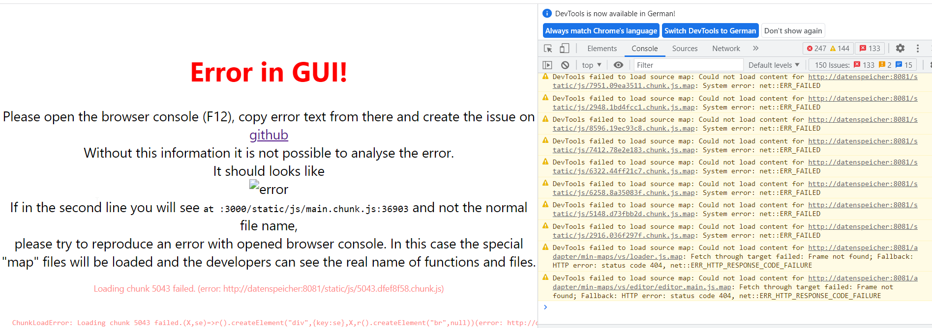 Admin zeigt manchmal error in GUI, wenn man auf "Instnzen" klickt · Issue #1862 · ioBroker ...