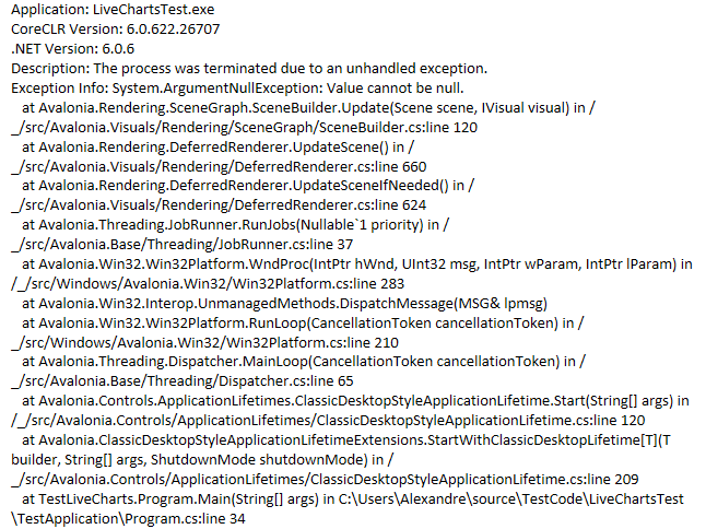 ArgumentNullException in Avalonia.Rendering.SceneGraph.SceneBuilder.Update · Issue #8485 ...