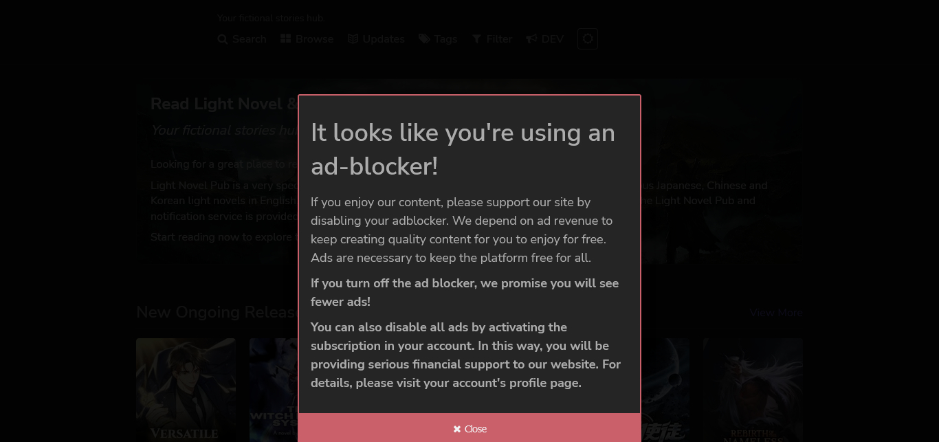 lightnovelpub.com: detection · Issue #13919 · uBlockOrigin/uAssets · GitHub
