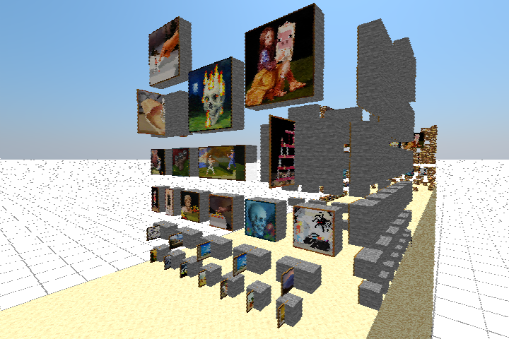 Some paintings from pre-1.17 worlds that face north or south are oriented incorrectly in Chunky ...