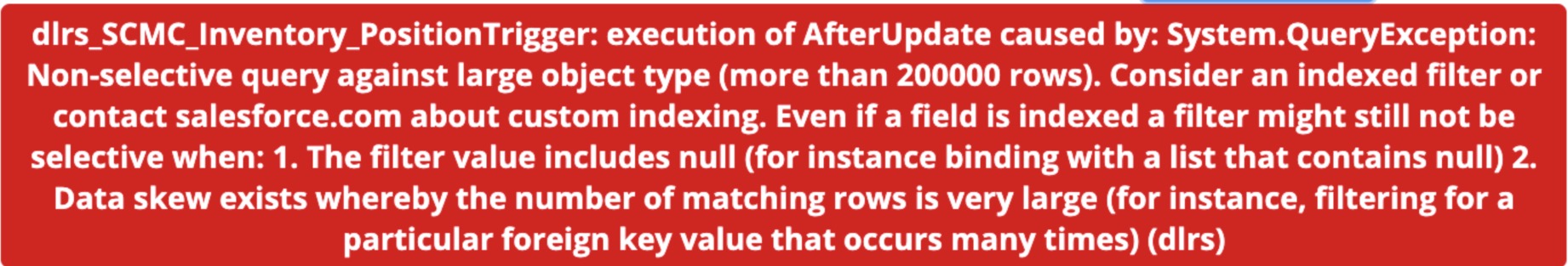 After Winter 20 release Non-selective query error · Issue #875 · SFDO-Community/declarative ...