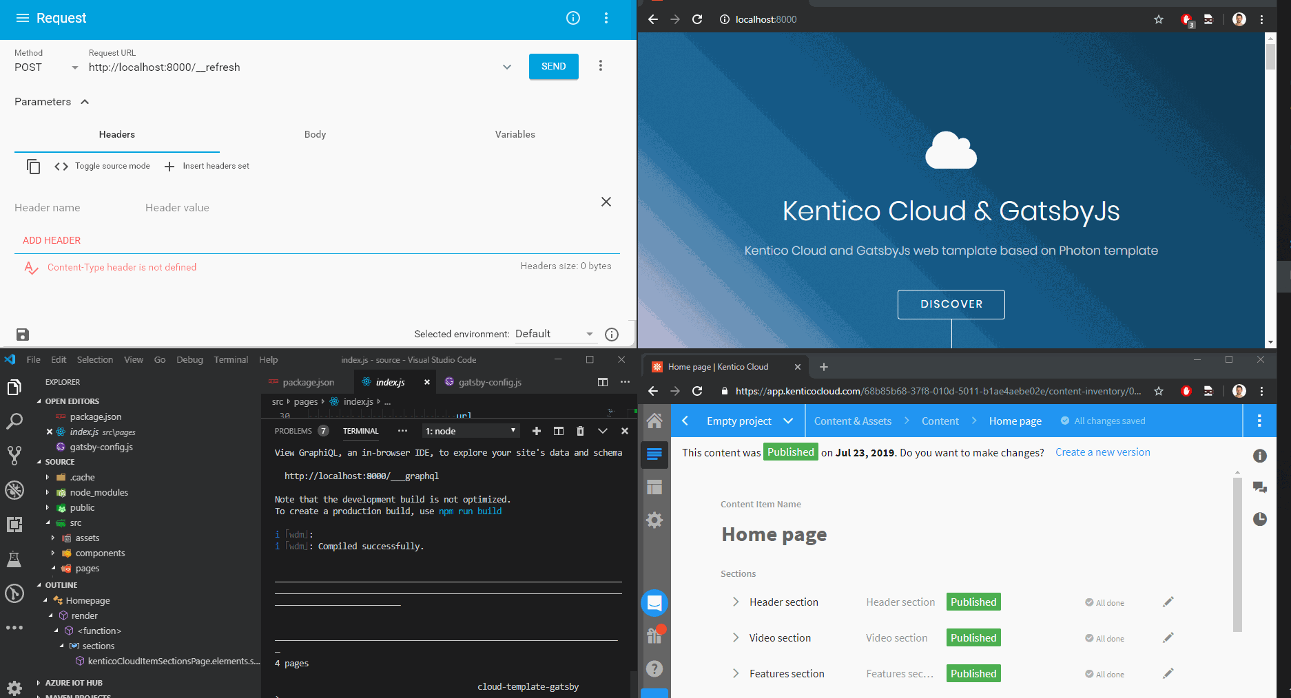 Outdated Data When Using ENABLE_GATSBY_REFRESH_ENDPOINT · Issue #63 · kontent-ai/gatsby-packages ...