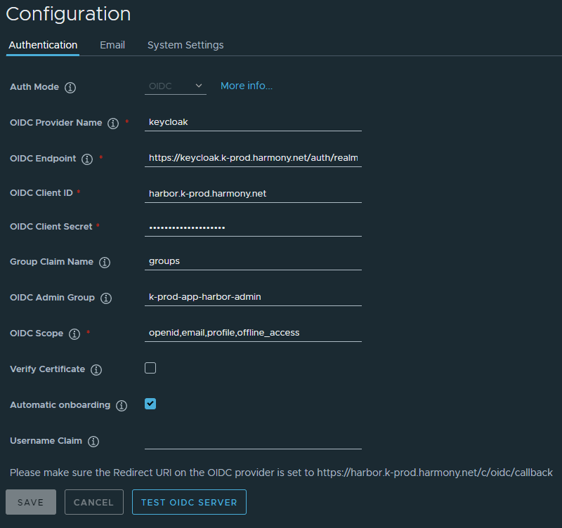 add oidc configuration to the heimdall helm chart · Issue #1468 · k8s-at-home/charts · GitHub