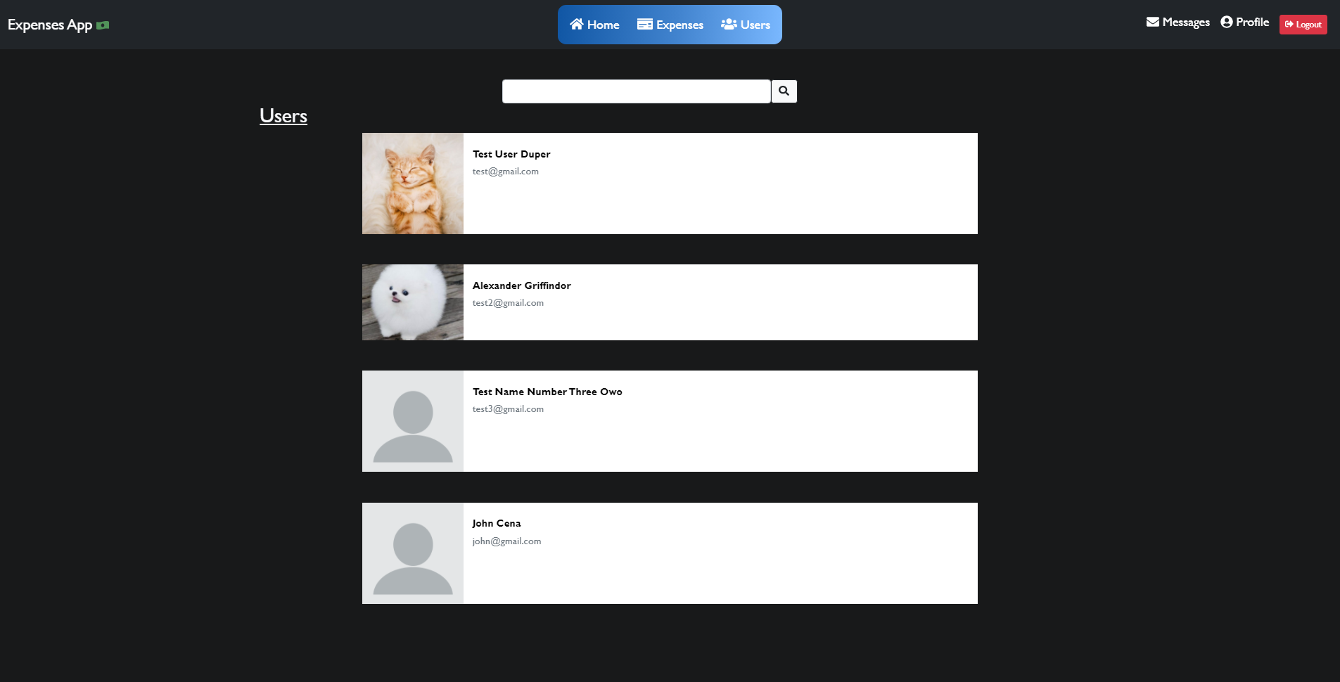 GitHub - misa301222/expenses-app: Web Application social media app where you can have a control ...