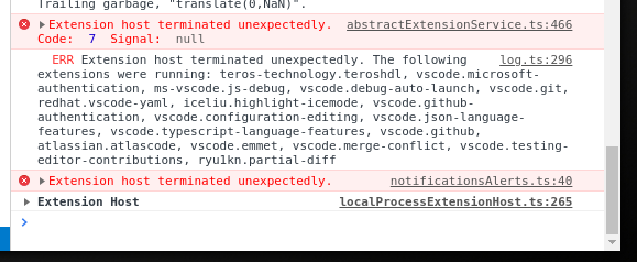 Extension host issues · Issue #87 · TerosTechnology/vscode-terosHDL · GitHub