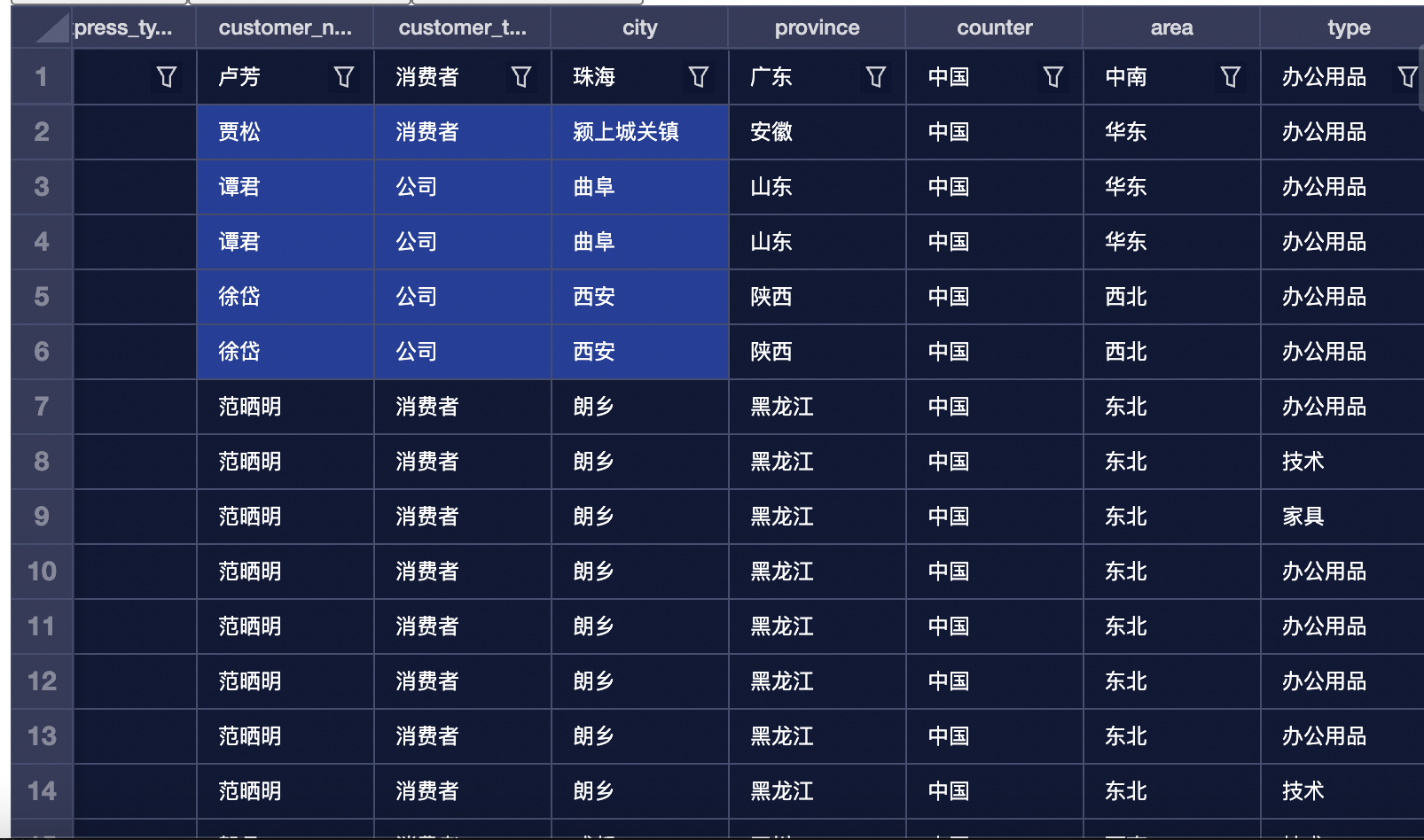 🙏框选时高亮所有对应的行列头单元格 · Issue #1667 · antvis/S2 · GitHub