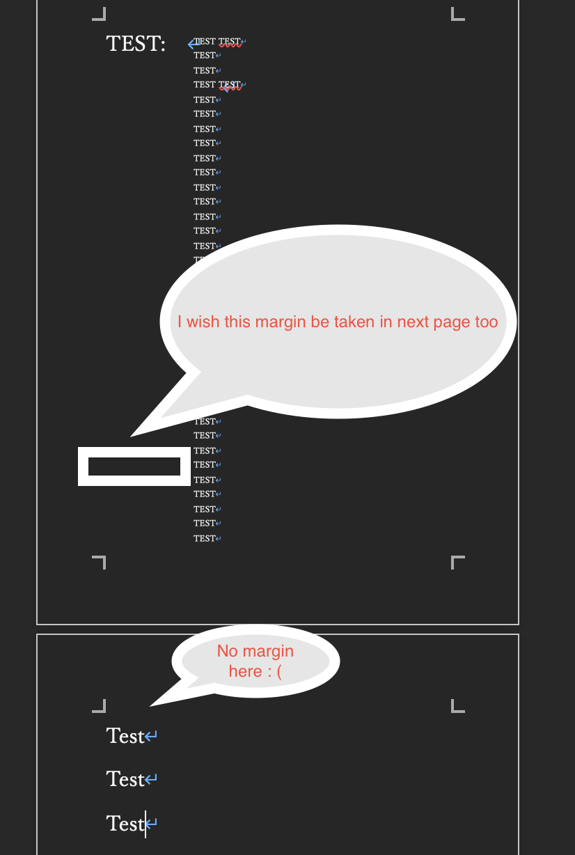 Need to continue the margin in the next page too. · Issue #2250 · diegomura/react-pdf · GitHub