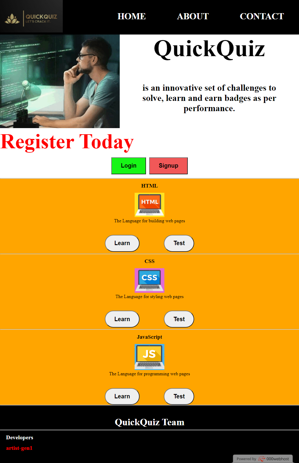 GitHub - anujkothiyal01/quickquiz: QuickQuiz is an innovative set of challenges to solve, learn ...