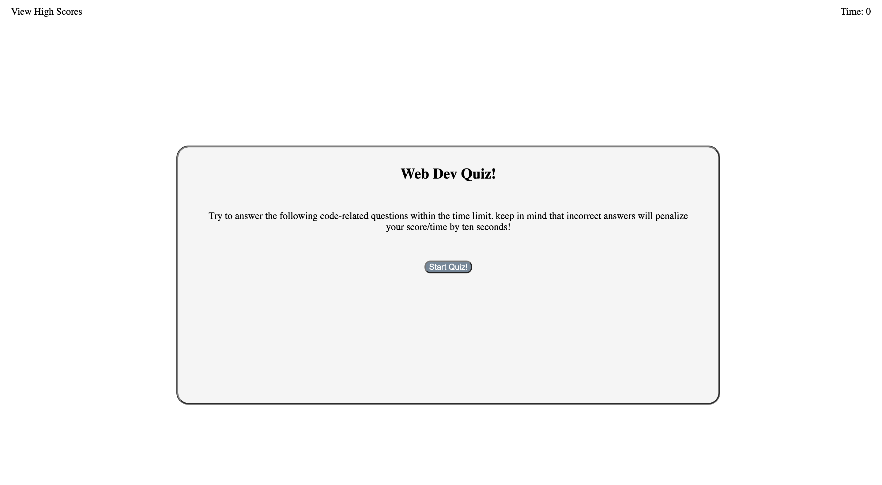 Github Zairesdevtimed Quiz This Repo Contains An Application Created To Engage And Test The 