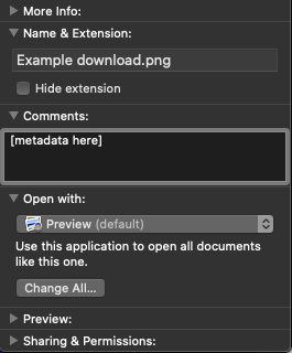Writing metadata to photo comments? · Issue #811 · mikf/gallery-dl · GitHub