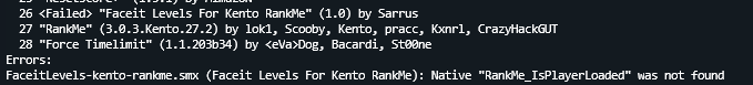 RankMe_IsPlayerLoaded · Issue #3 · Sarrus1/FaceitLevels-for-kento-RankMe · GitHub