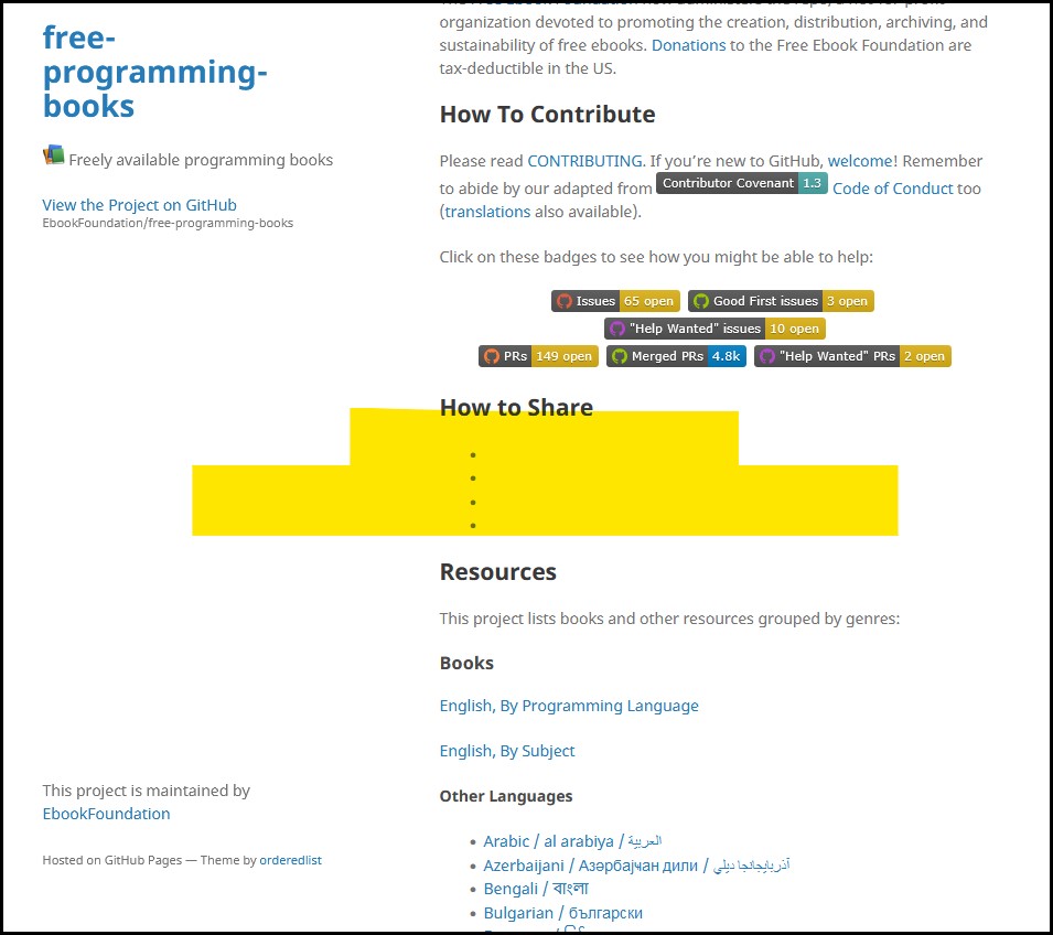 Website Share Links · Issue 8099 · Ebookfoundationfree Programming Books · Github