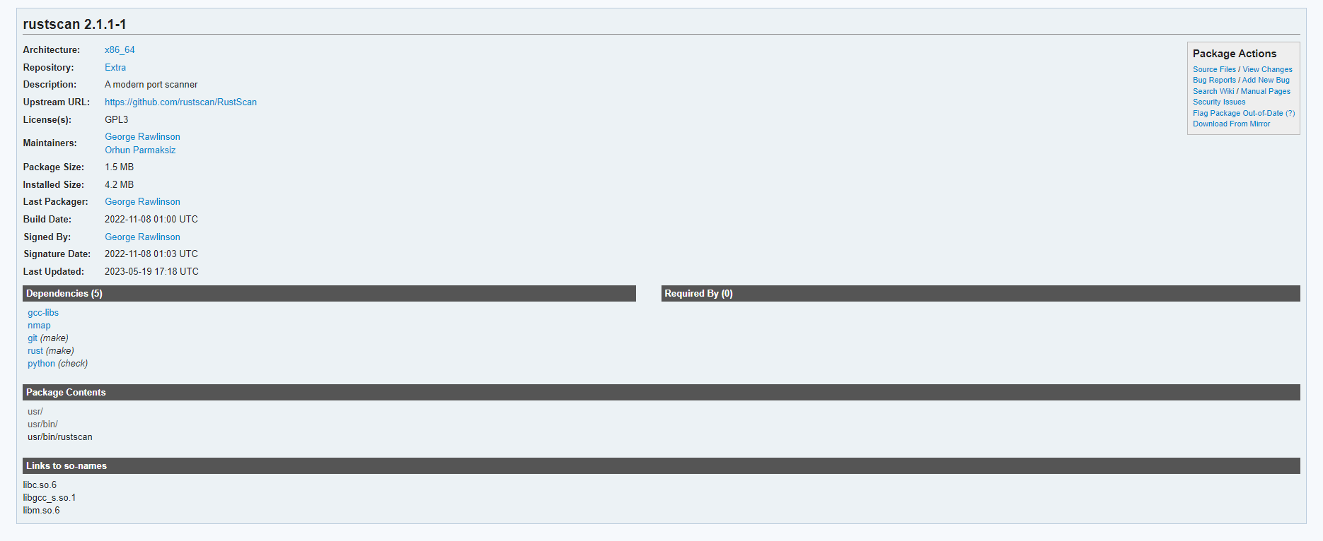 Broken Links · Issue 519 · Rustscanrustscan · Github