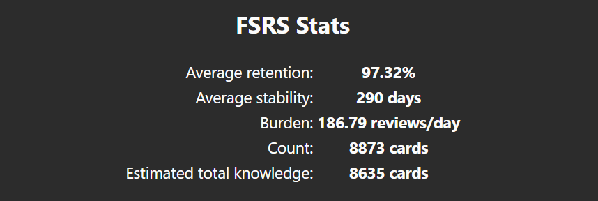Styling of FSRS Stats & Interpretation · Issue #134 · open-spaced ...