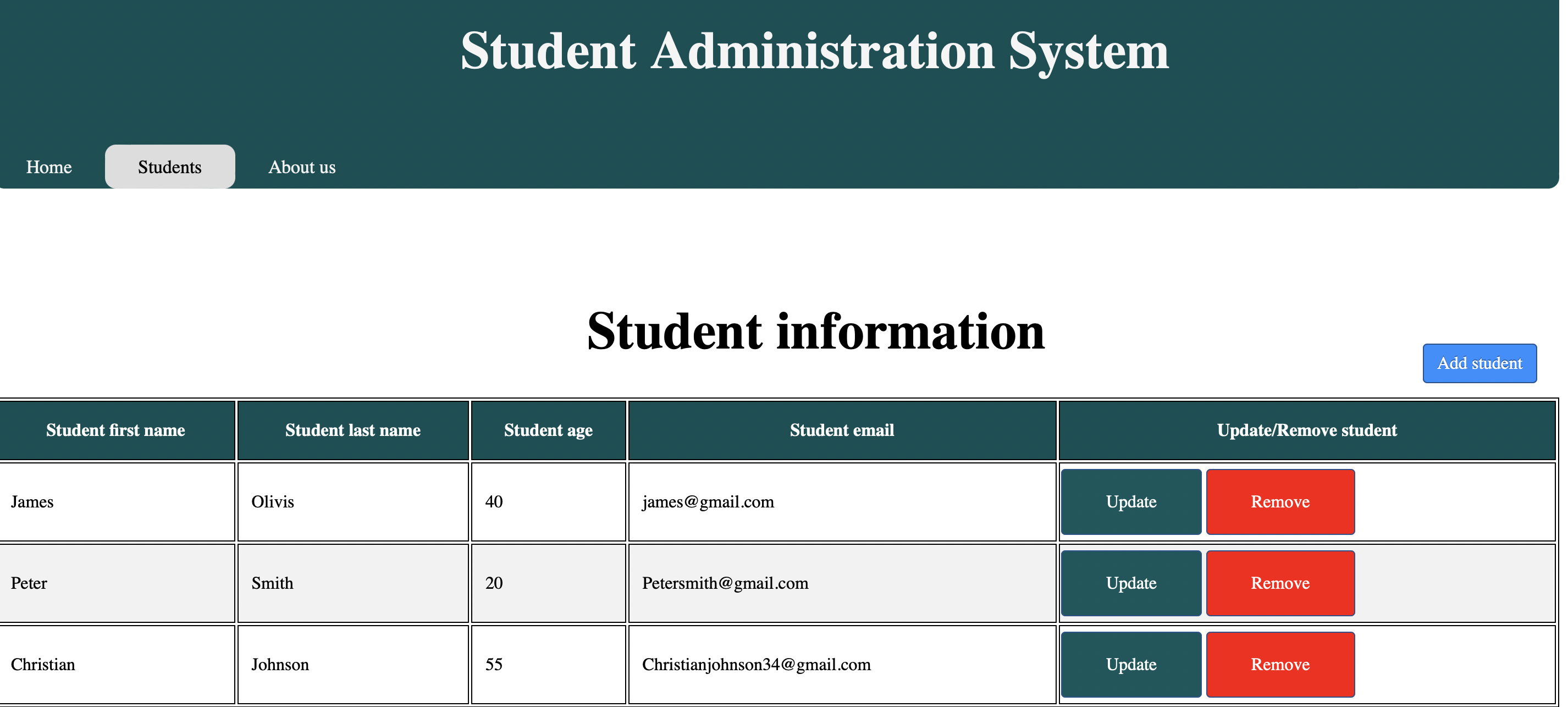 GitHub - Thecoder0012/StudentAdministration