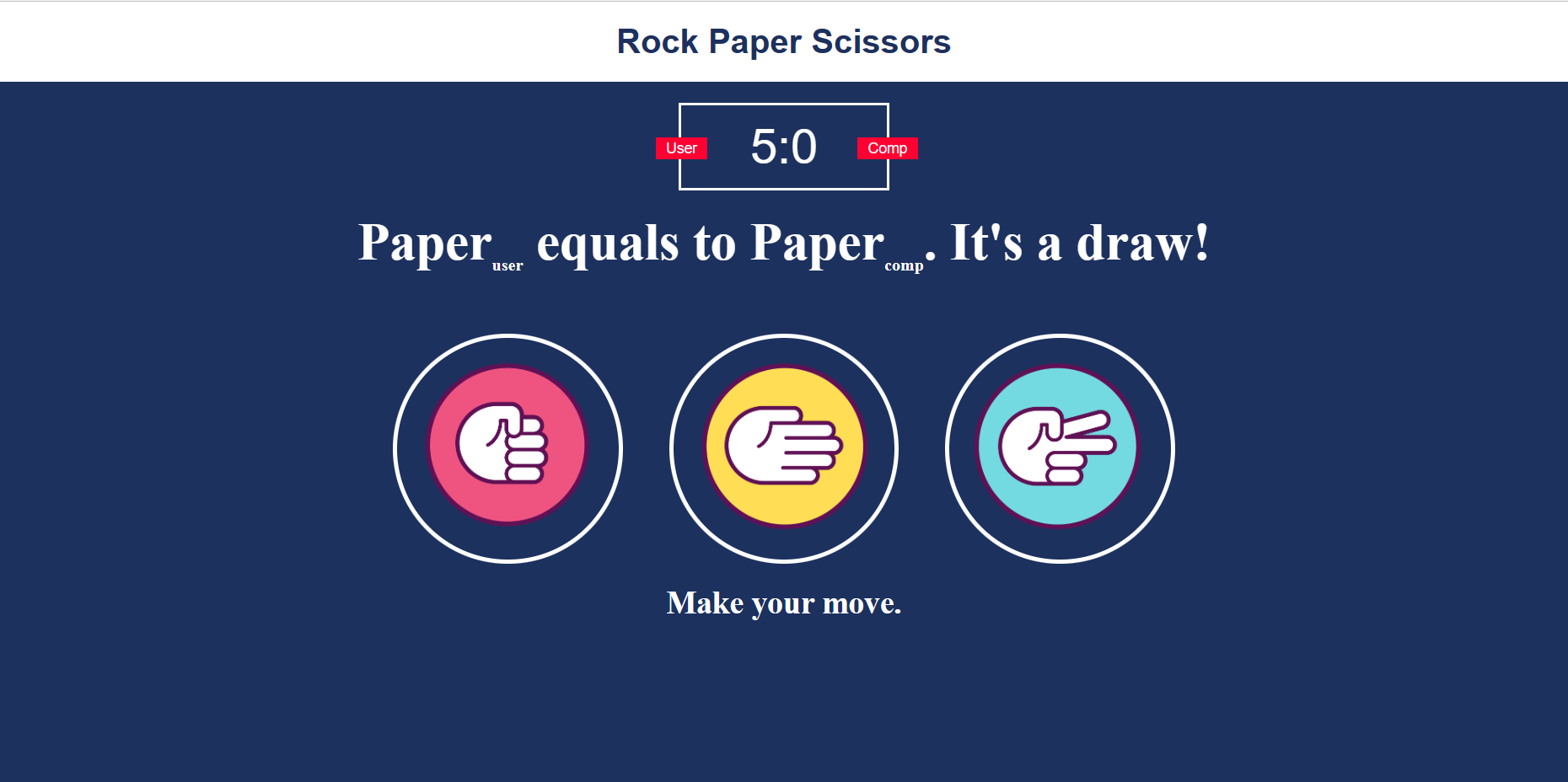 GitHub - charmee123/rock-paper-scissors: I have made this game using html, css and javascript in ...