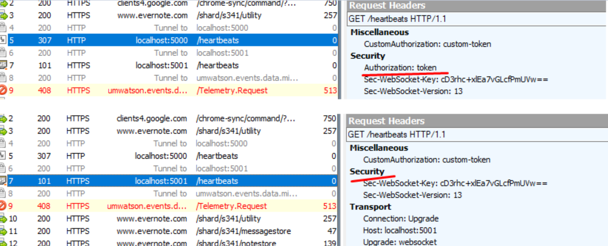 Authorization header is ignored in WebSocket request · Issue #35193 · dotnet/aspnetcore · GitHub
