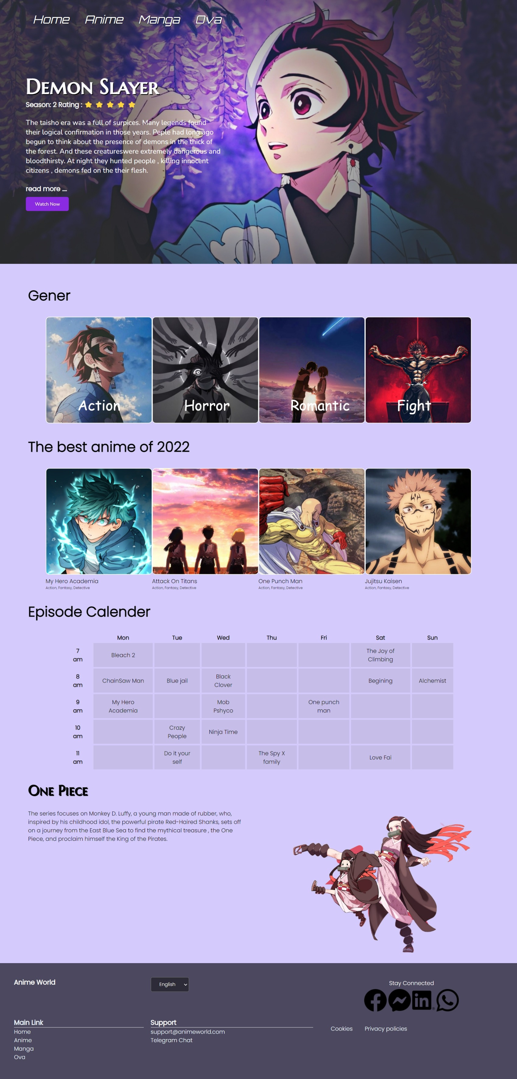 GitHub - Siva-Havoc/Anime_Website: This a cool looking website for ...