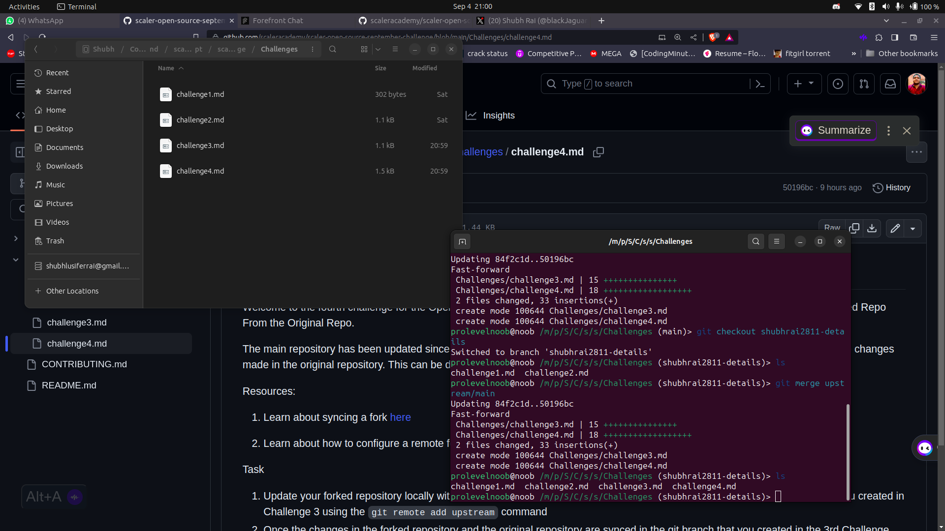 Scaler Open Source Shubh Rai · Issue 45 · Scaleracademyscaler Open Source September