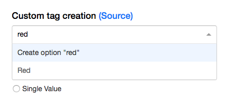 Create new option is always focused first, even if other options match query · Issue #2134 ...