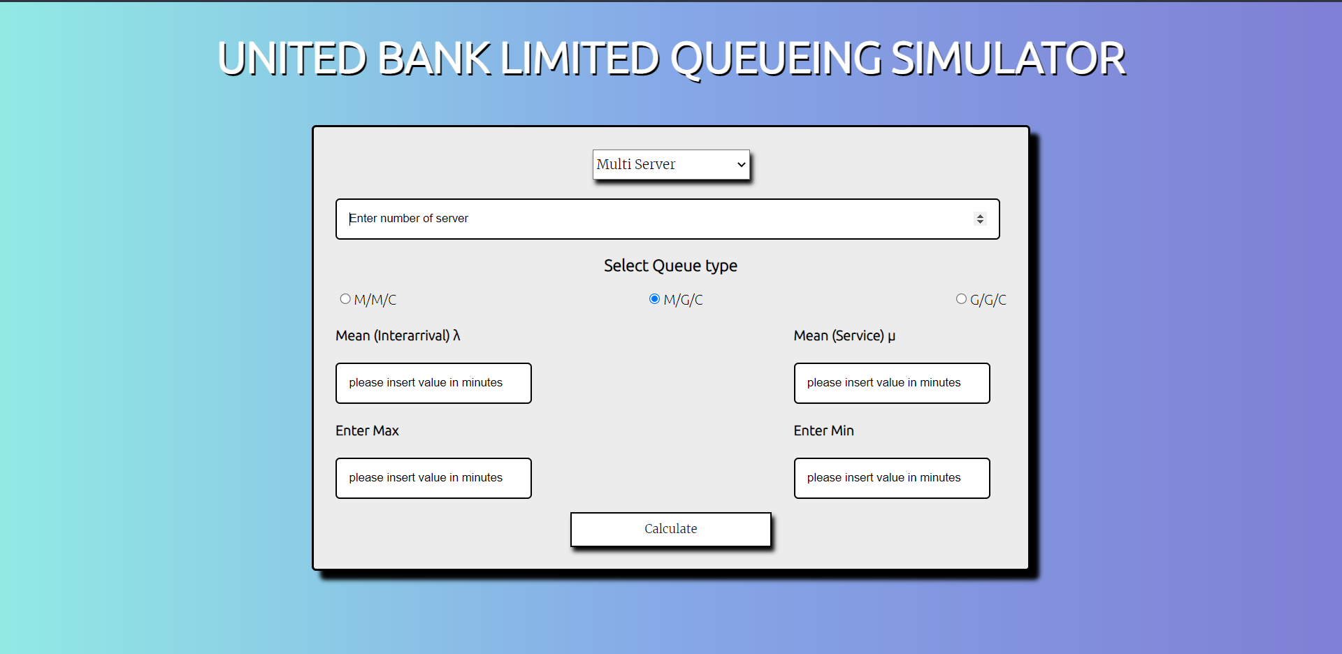 GitHub - AbuzarGhazanfarKhan/QueueingSimulator-M-M-1-M-G-1-M-M-C-M-G-C ...