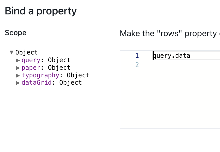 Revamp bindings scope explorer UI · Issue #1262 · mui/toolpad · GitHub