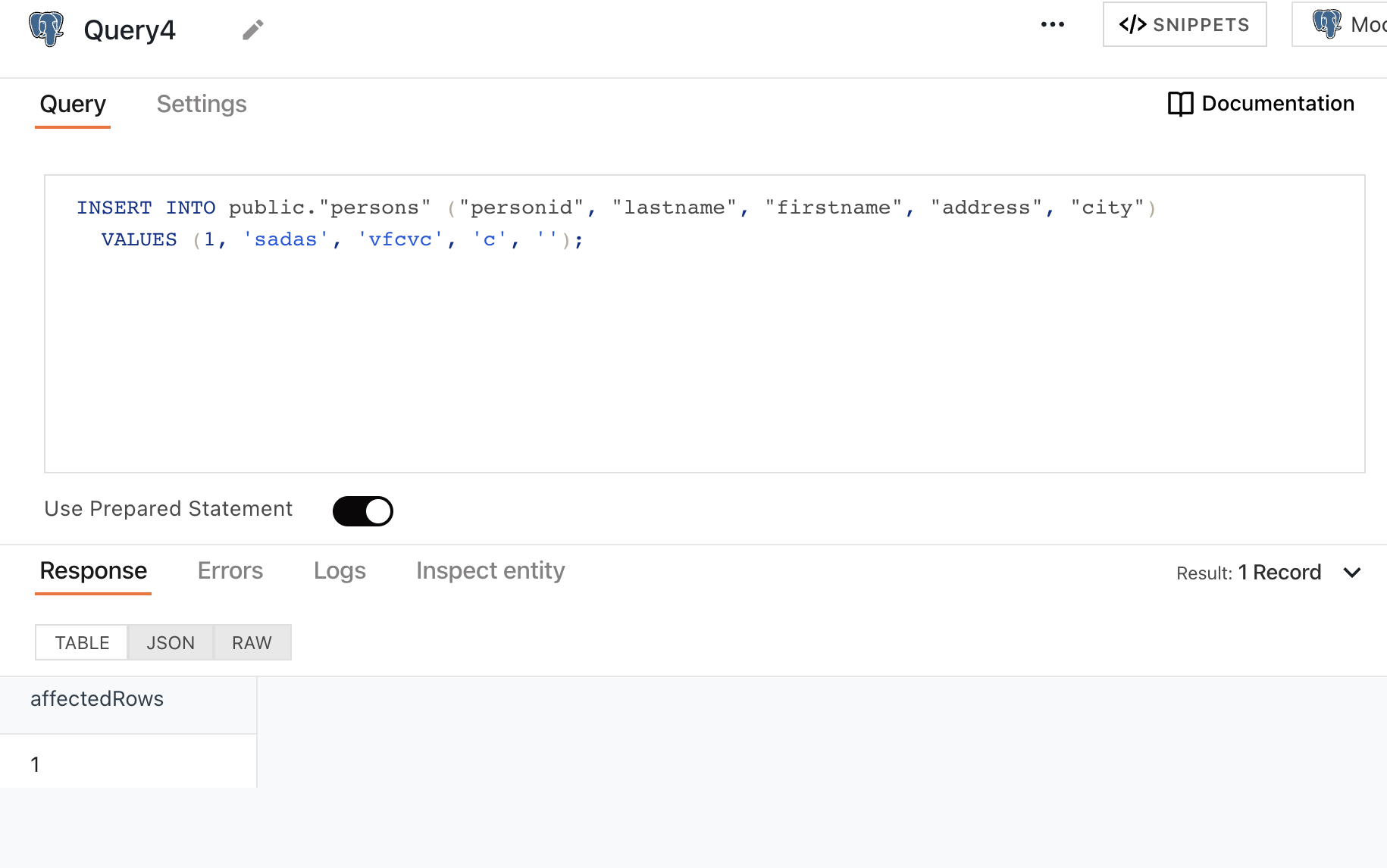 For PostgreSQL, preview is missing when mutating a table · Issue #1586 · mui/toolpad · GitHub