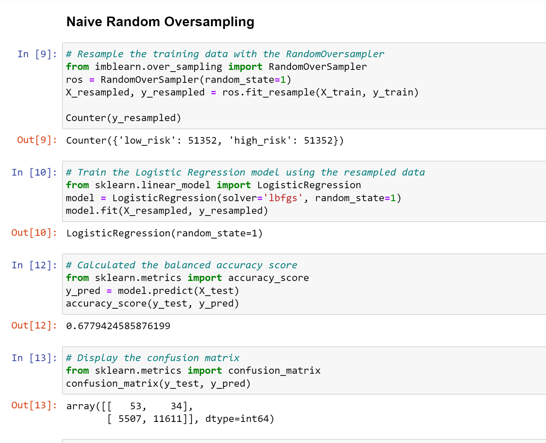 GitHub - mborad27/Credit_Risk_Analysis: Machine Learning models to ...