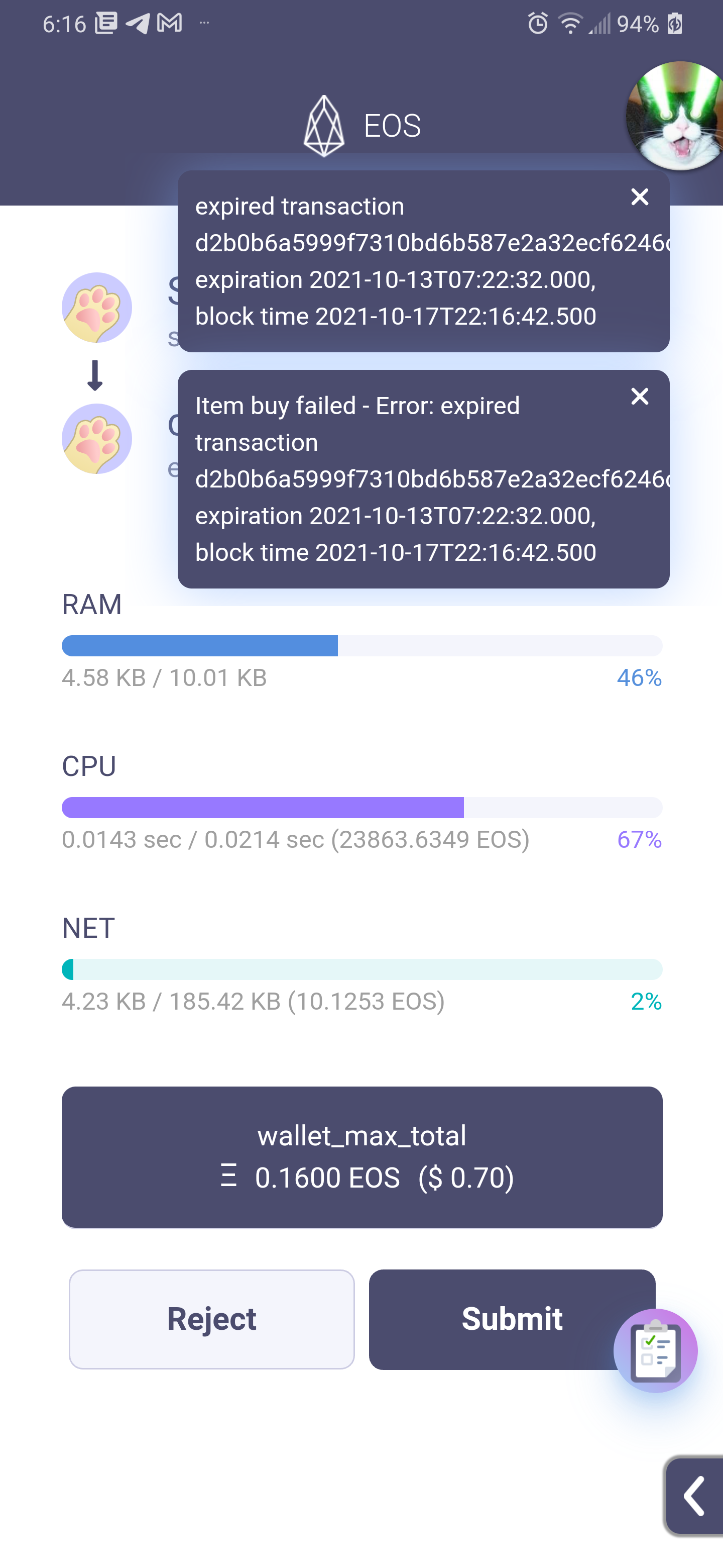EOS expired transaction errors · Issue #15 · klesun/bcu-bugs-public · GitHub