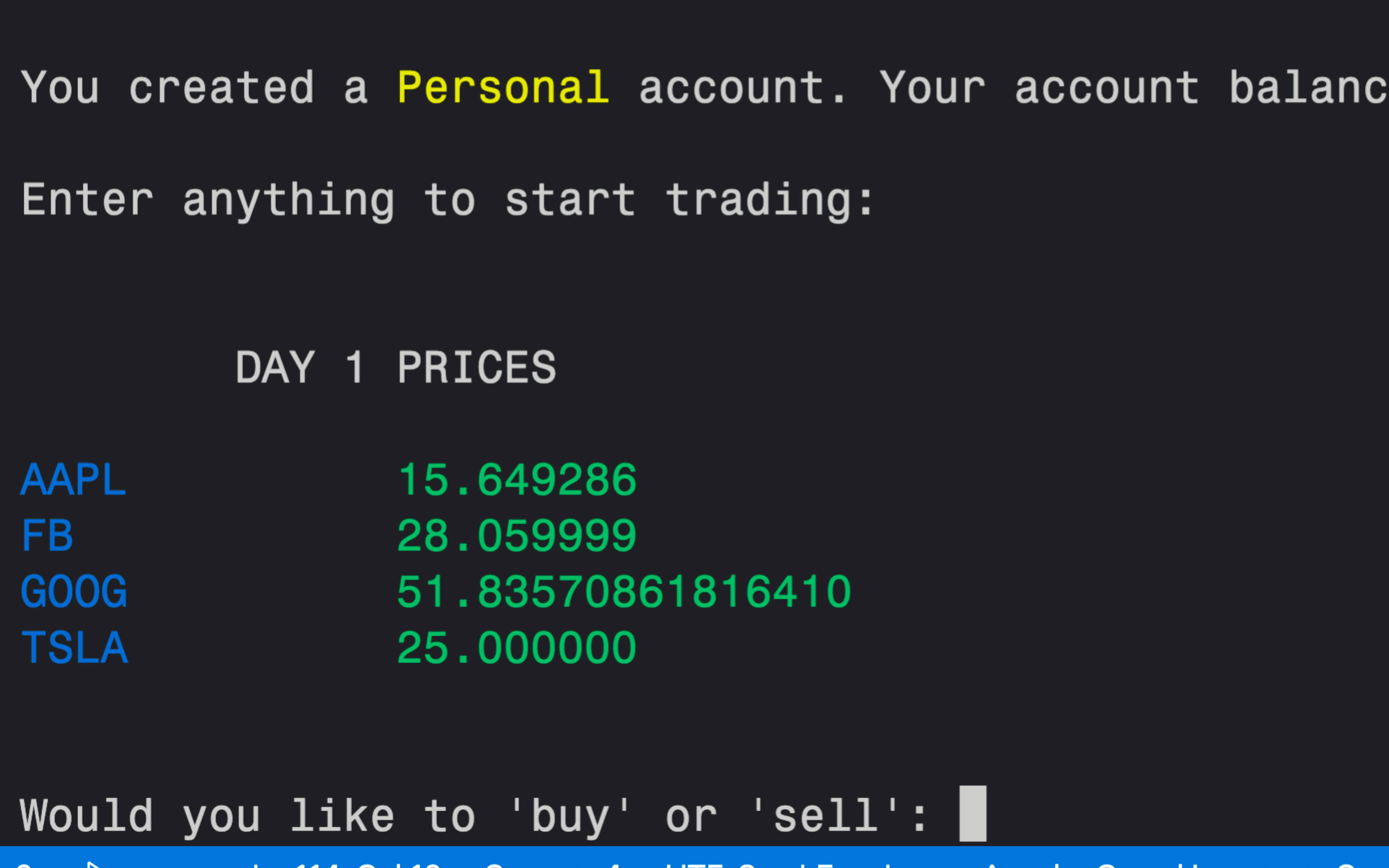 GitHub - harabalos/Stocks-Simulation: A program that you can trade your stocks real - time!