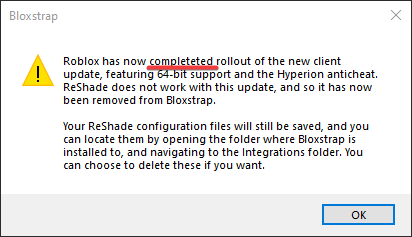 Notification Typo related to ReShade · Issue #195 · bloxstraplabs/bloxstrap · GitHub