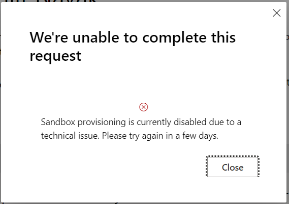 Microsoft 365 Developer E5 Sandbox Provisioning Issues · Issue #2990 ...