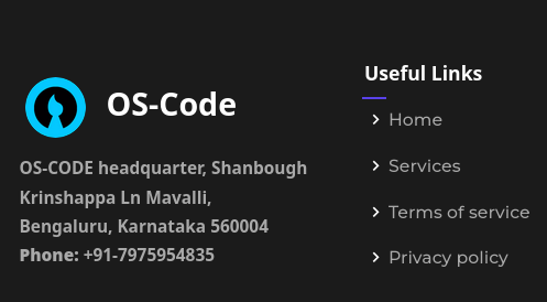 [Bug]: incorrect alignment of os-code heading and logo on footer 🪲 · Issue #1191 · OSCode ...