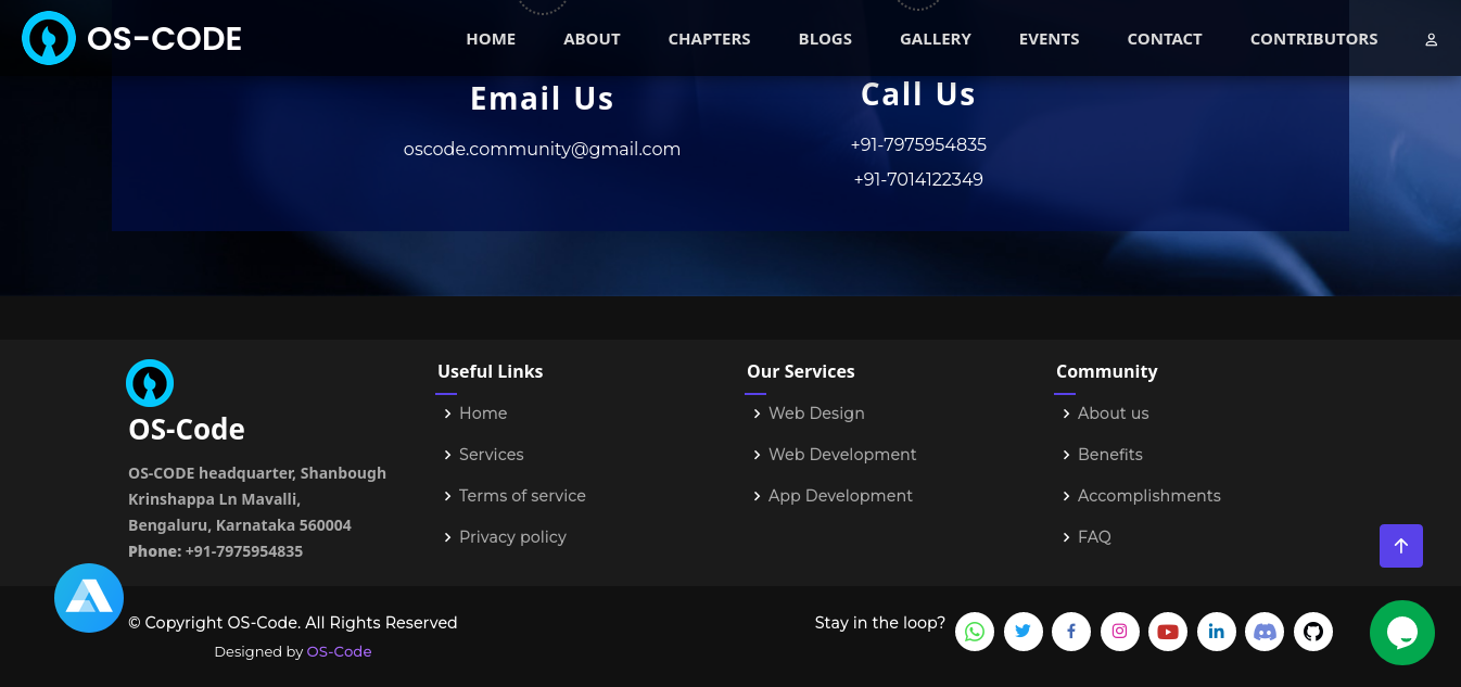 [Refactor]: footer component of privacy policy page ⚒️ · Issue #1594 · OSCode-Community ...