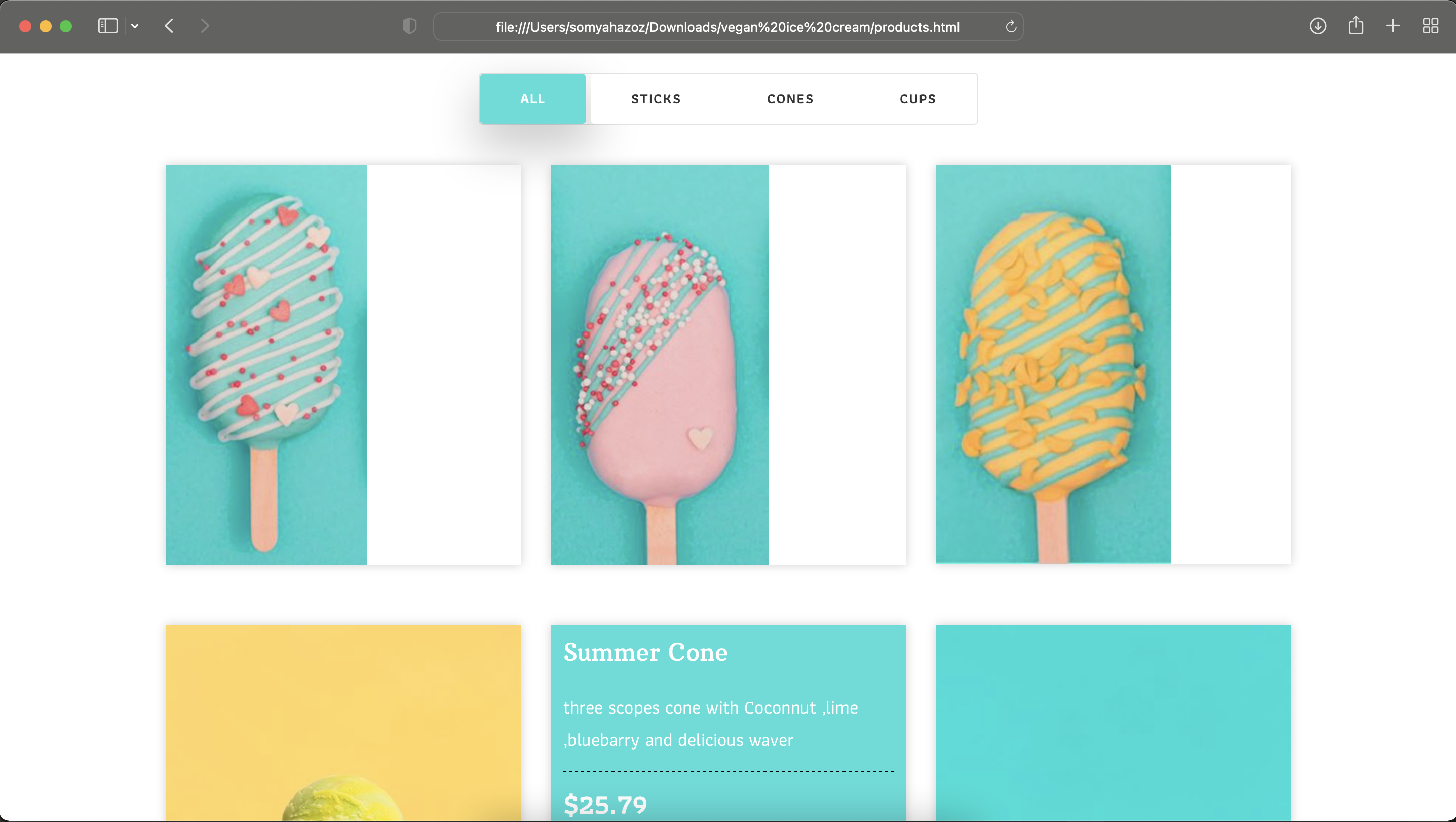 GitHub - SomyahAA/Vegan-IceCream-Website: Vegan IceCream is Multipage Ecommerce Website with ...