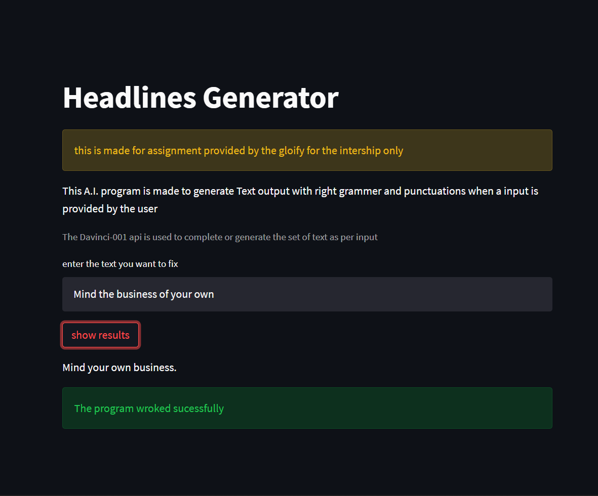 GitHub - gurman3911/Gloify-Assignment: Only for Gloify Assignment purposes