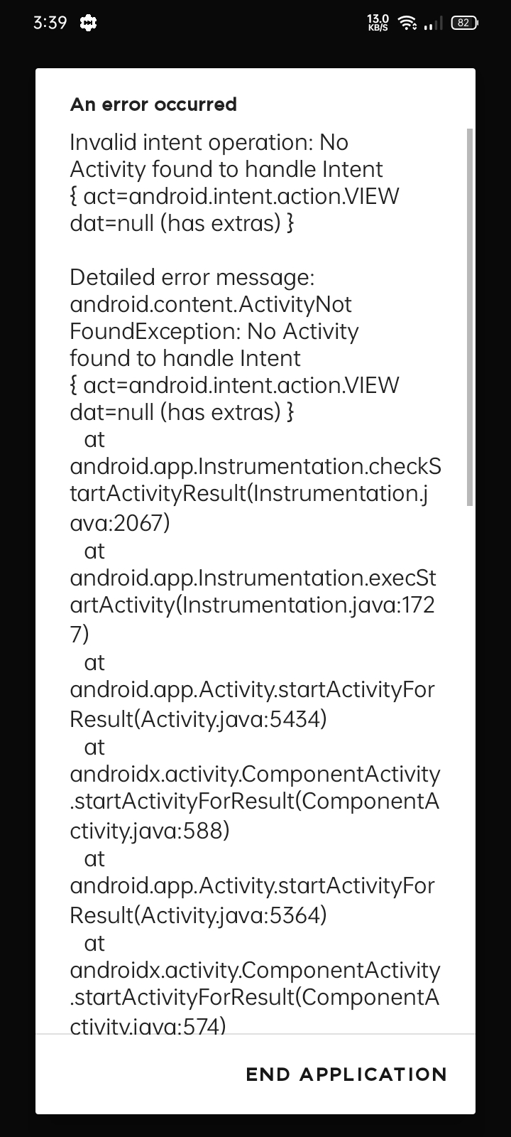 Tapping on mirror link crashes the app · Issue #311 · Team-xManager/xManager · GitHub