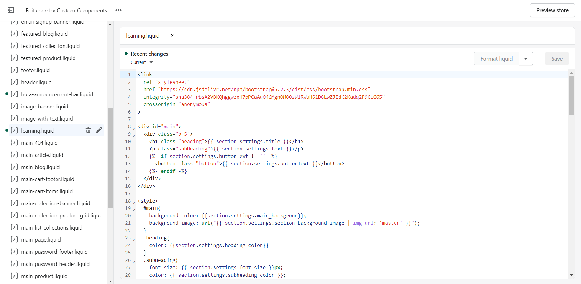 GitHub - mkhaziq/shopify-custom: Adding custom sections for shopify