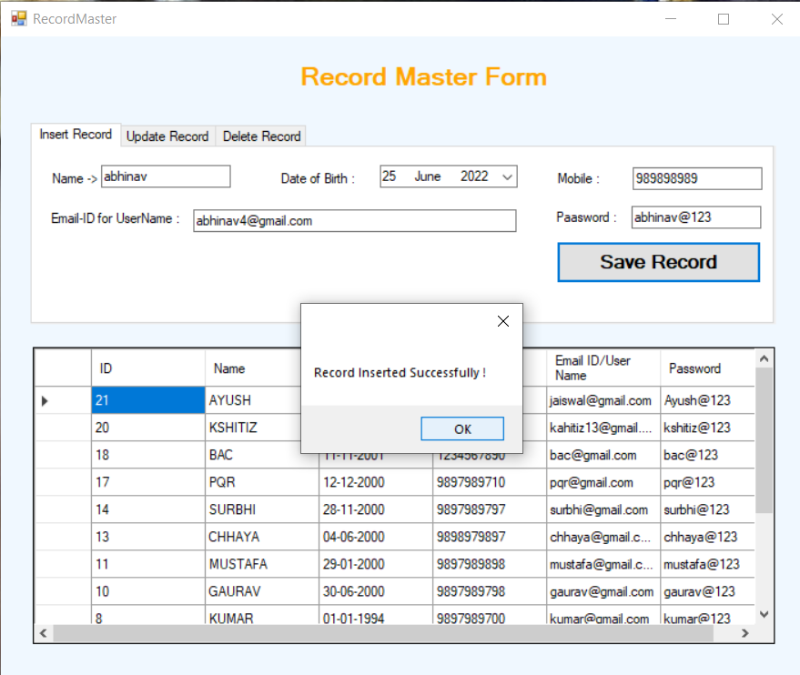 GitHub - rhythima/Record-maintaining-system: It is a record keeping ...