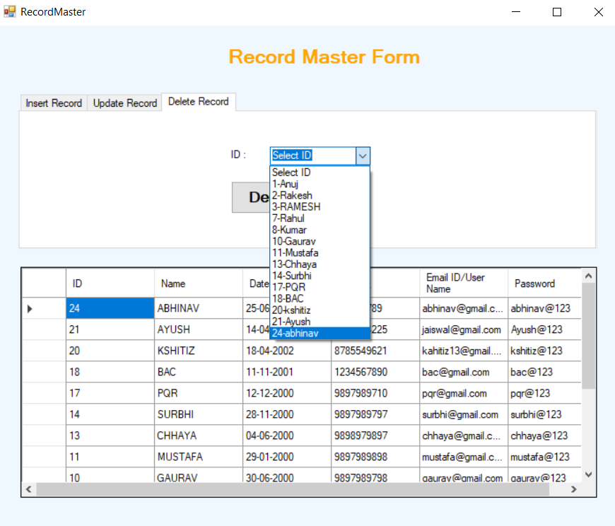 GitHub - rhythima/Record-maintaining-system: It is a record keeping ...