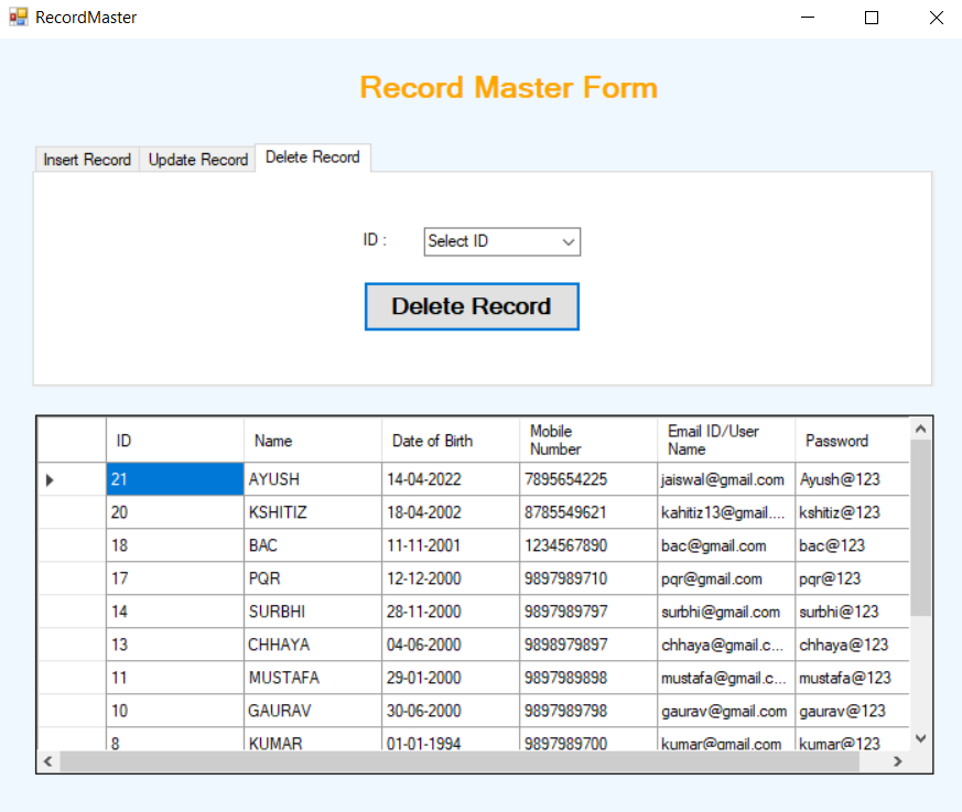 GitHub - rhythima/Record-maintaining-system: It is a record keeping ...