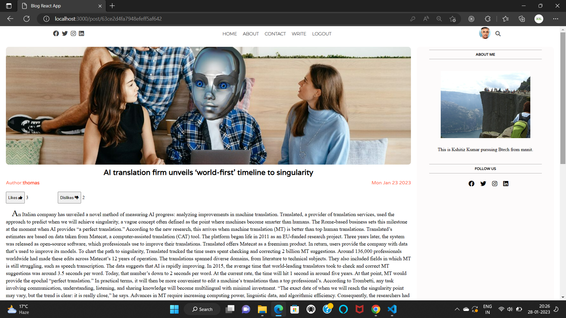 GitHub - KshiTiz59/BlogApp